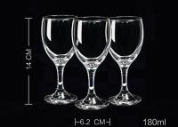 China Elegant Long Stem Crystal Wine Glasses 130ml-415ml Customized Design for sale