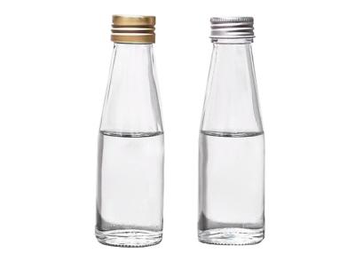 Cina Il piccolo vetro su ordinazione Juice Bottles/4 vetri di Oz imbottiglia l'alto vetro bianco in vendita