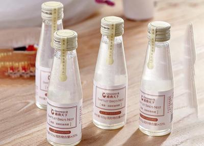 Cina Il piccolo vetro su ordinazione Juice Bottles/4 vetri di Oz imbottiglia l'alto vetro bianco in vendita