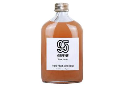 Cina Il vetro piano Juice Bottles 100ml 200ml 350ml del quadrato ha personalizzato il logo in vendita