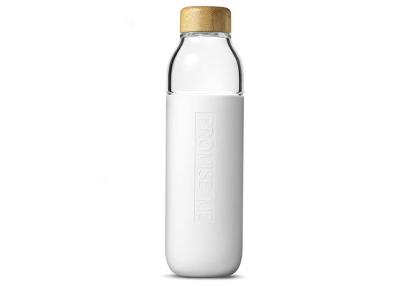 China Klarer unzerbrechlicher Glaswasser-Flasche SGS-CER Bescheinigung Soem-ODM-Service zu verkaufen