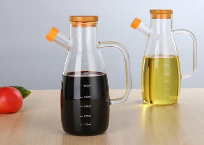 Cina Alto vetro borosilicato Olive Oil Bottle, Olive Oil Bottle Holder in vendita