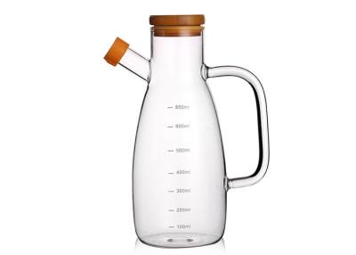 Cina Alto vetro borosilicato Olive Oil Bottle, Olive Oil Bottle Holder in vendita