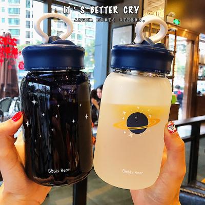 Cina 15oz gli adulti Matte Unbreakable Glass Water Bottle 460ml hanno personalizzato il logo in vendita