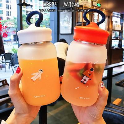 Cina 15oz gli adulti Matte Unbreakable Glass Water Bottle 460ml hanno personalizzato il logo in vendita