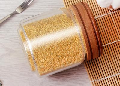 中国 木製のふた450ml 750ml 1550mlの食品容器が付いている注文のSealableガラス瓶 販売のため