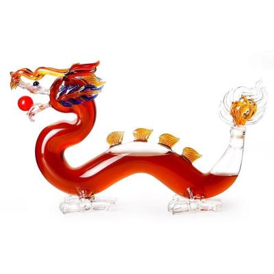 Cina Alte bottiglie di vino di vetro vuote del borosilicato 1000ml con il tappo smerigliato in vendita