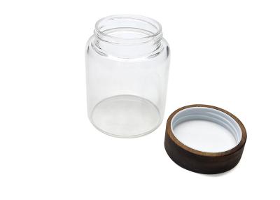 Cina Barattoli di vetro vuoti del chiaro borosilicato con il bene durevole di bambù sigillato del coperchio in vendita