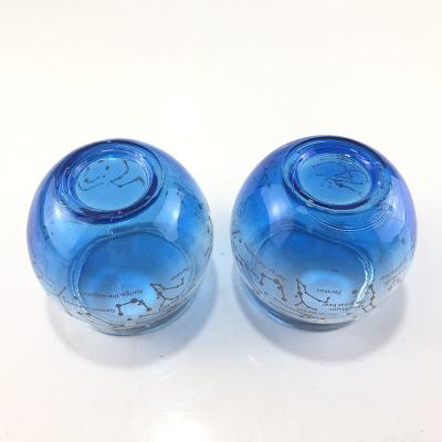 Cina Barattoli di vetro vuoti della costellazione della candela rotonda dello zodiaco per la decorazione domestica del partito in vendita