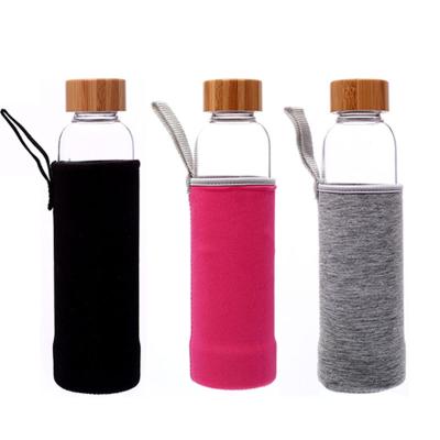 Cina Bottiglia di acqua di vetro infrangibile del tè di viaggio portatile di Infuser con il filtro in vendita