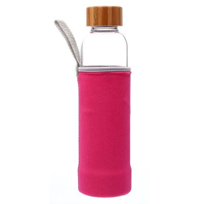 Cina Bottiglia di acqua di vetro infrangibile del tè di viaggio portatile di Infuser con il filtro in vendita