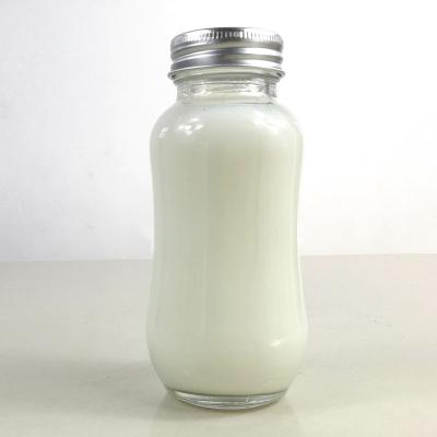 Cina Capacità vuota di Juice Bottles 200ml del vetro trasparente del commestibile con la copertura di alluminio in vendita