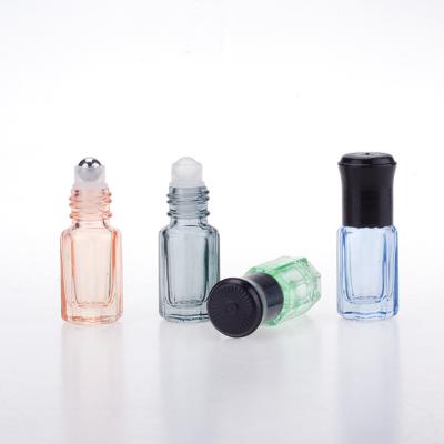 中国 防臭剤のローラー球が付いている空の化粧品のびんの3ml/6ml精油のガラス ビン 販売のため