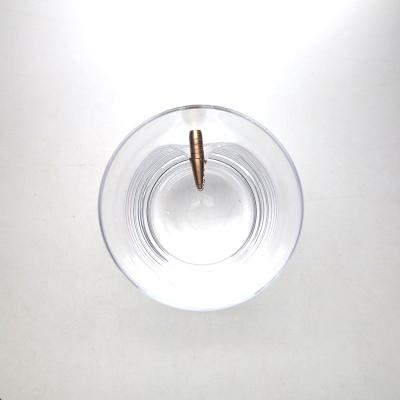 Cina tazza di vetro personale whiskey della pallottola dell'intarsio 260ml per bere di Antivari delle stoviglie in vendita