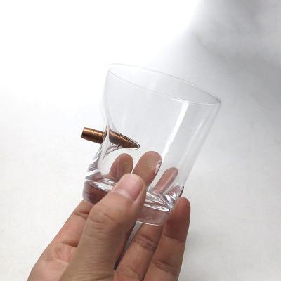 Cina tazza di vetro personale whiskey della pallottola dell'intarsio 260ml per bere di Antivari delle stoviglie in vendita