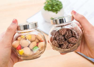 Cina Il chiaro tamburo piano modella lo stoccaggio di vetro vuoto dell'alimento dei barattoli per Candy/spezie in vendita