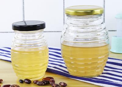 Cina Honey Jars With Aluminum Lid di vetro trasparente intorno a forma YF201901030 in vendita
