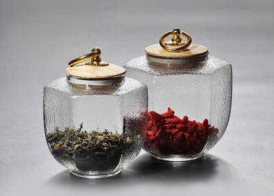 中国 水晶のSealable木の健康なふた韓国様式390ml/420ml容量をガラス ビン 販売のため