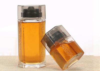 Cina Vetro ispessito Honey Jars Sealed Can Carved Honey Bottling Lead Free in vendita