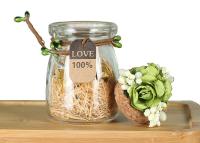 China Wedding Decoration Empty Glass Jars Candle Holder Jam Pudding Bottle for sale