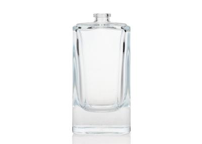 Cina Il vetro cosmetico quadrato trasparente imbottiglia la bottiglia di profumo di vetro della grande capacità in vendita