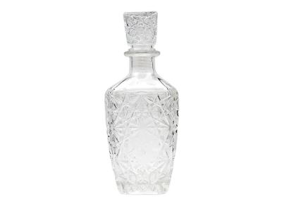 Cina Decantatore impresso 400 della guarnizione di stoccaggio di Diamond Empty Glass Wine Bottles - capacità 700ml in vendita
