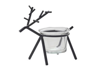 Cina Decorazione dorata geometrica moderna del candeliere del ferro battuto dei cervi dei supporti di candela di aromaterapia in vendita