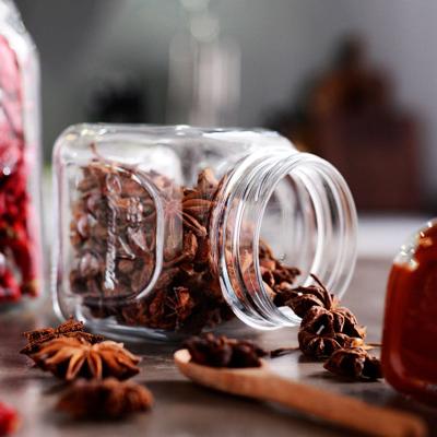 China A colocação em latas de vidro higiênica segura range os frascos de vidro do armazenamento do alimento para frutos secados à venda