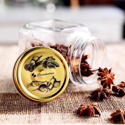 China A colocação em latas de vidro higiênica segura range os frascos de vidro do armazenamento do alimento para frutos secados à venda