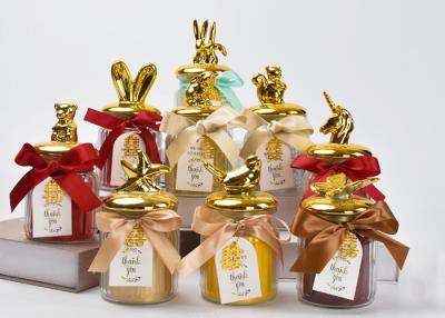 Cina Il vetro vuoto placcato ceramico nordico stona la scatola della decorazione di Natale intorno a forma in vendita