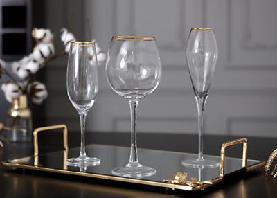 Cina Capacità lunga di lusso di Crystal Champagne Glass 100ml di vetro di vetro di vino del gambo in vendita