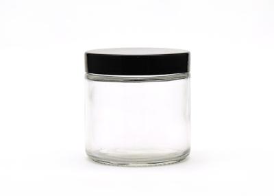 Cina Bocca liscia cosmetica di vetro cosmetica amichevole dei barattoli 4oz di vetro da bottiglia di Eco in vendita