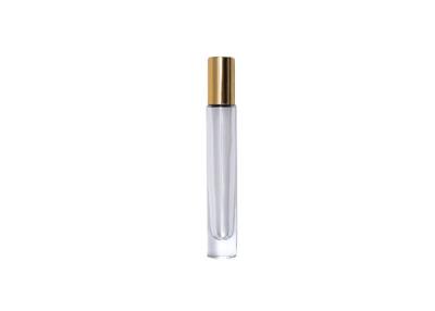Cina Rotolo di bambù naturale di vetro cosmetico trasparente del giro 10ml delle bottiglie sulle bottiglie di profumo di vetro in vendita
