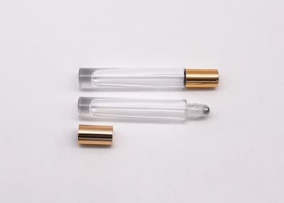 Cina Rotolo di bambù naturale di vetro cosmetico trasparente del giro 10ml delle bottiglie sulle bottiglie di profumo di vetro in vendita