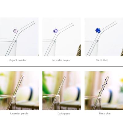China Creatief Veilig Loodvrij Duidelijk Borosilicate-Glasstro Te koop