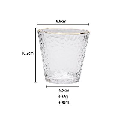 Cina Non slitti il vetro libero 300ml del cadmio che beve Juice Cups in vendita