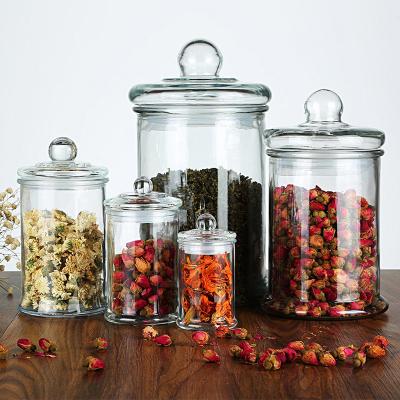 Cina barattoli di vetro dell'ampia bocca del borosilicato di stoccaggio della spezia 2500ml in vendita