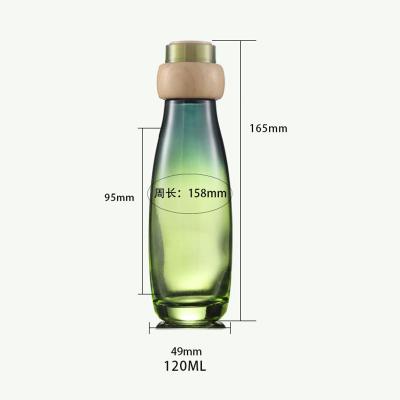 Cina Bottiglie di vetro cosmetiche della crema di fronte 50g 100ml 120ml in vendita
