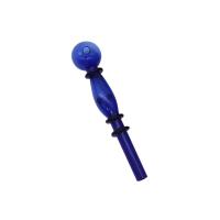China Borosilicate Alien Shaped Colored Glass Hookah Pipe for sale