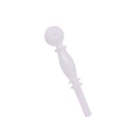 China Borosilicate Alien Shaped Colored Glass Hookah Pipe for sale