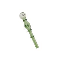 China Borosilicate Alien Shaped Colored Glass Hookah Pipe for sale