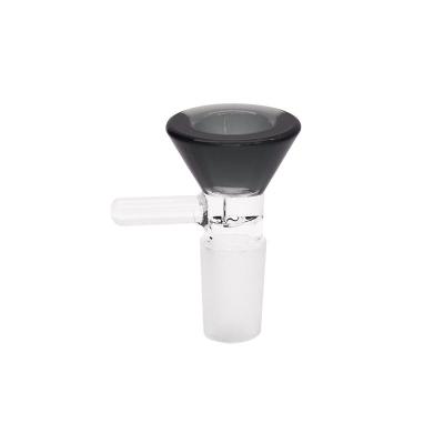 China 300℃ Inhale Smoke Funnel Shaped Glass Drinking Straws for sale