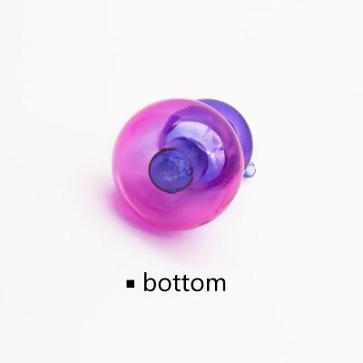 China De Waterpijppijp van het Borosilicate150℃ Purpere Pompoen Gevormde Glas Te koop