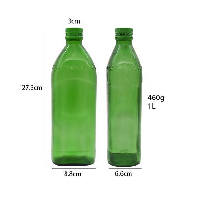 Cina Vetro borosilicato libero 1000ml Olive Oil Bottle di BPA in vendita