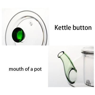 China 600ml brand die Hittebestendige Borosilicate-Glastheepot brandt Te koop