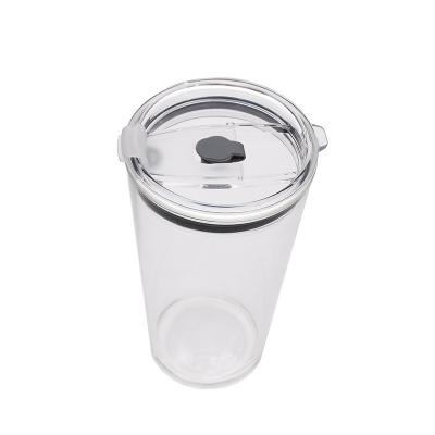 Cina Vetro borosilicato Straw Coke Cups della bevanda 450ml in vendita
