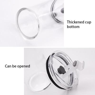 Cina Vetro borosilicato Straw Coke Cups della bevanda 450ml in vendita