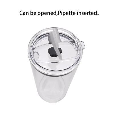 Cina Vetro borosilicato Straw Coke Cups della bevanda 450ml in vendita