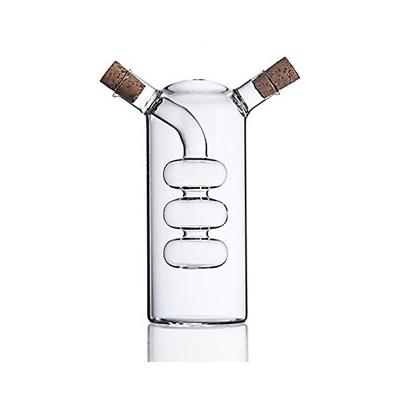 Cina Doppio vetro borosilicato Olive Oil Bottle di separazione del foro in vendita