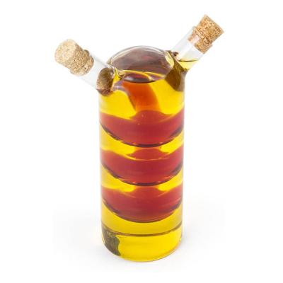 Cina Doppio vetro borosilicato Olive Oil Bottle di separazione del foro in vendita